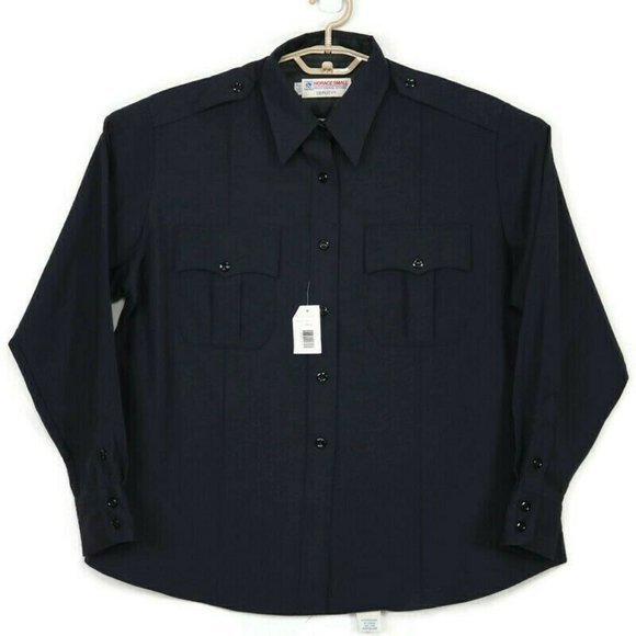 Horace Small | Shirts | Horace Small Police Deputy Uniform Shirt Blue ...